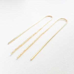 Thread Earrings-threader Earrings-gold Threader Earrings-long Threader ...