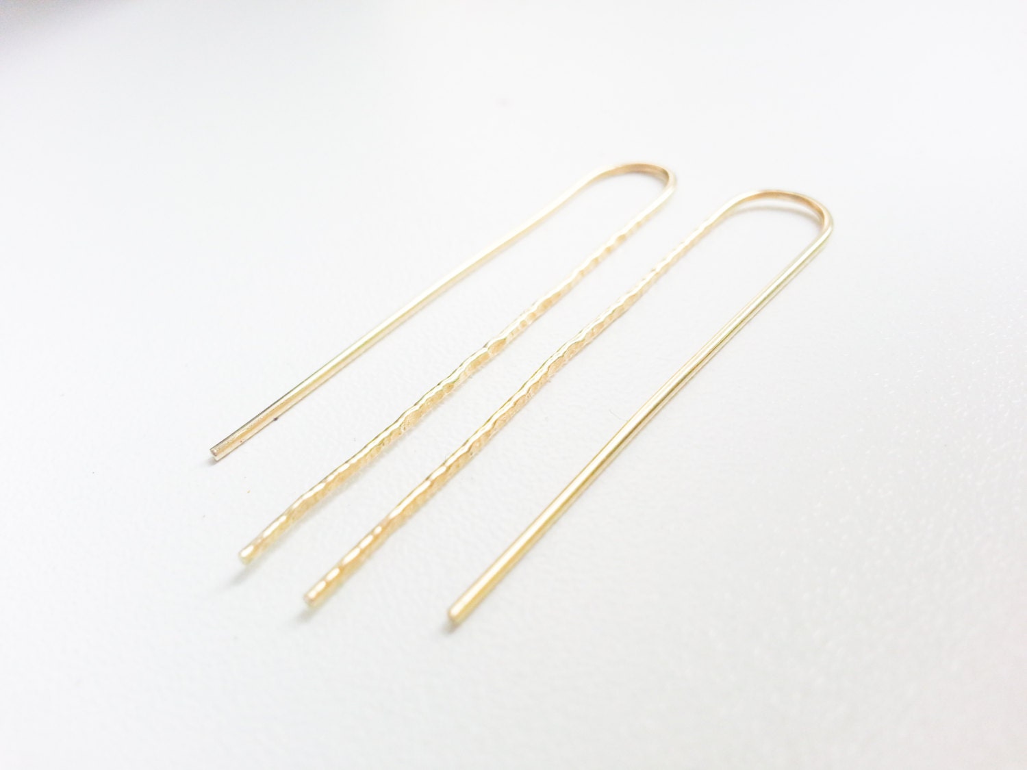 Thread Earrings-threader Earrings-gold Threader Earrings-long - Etsy