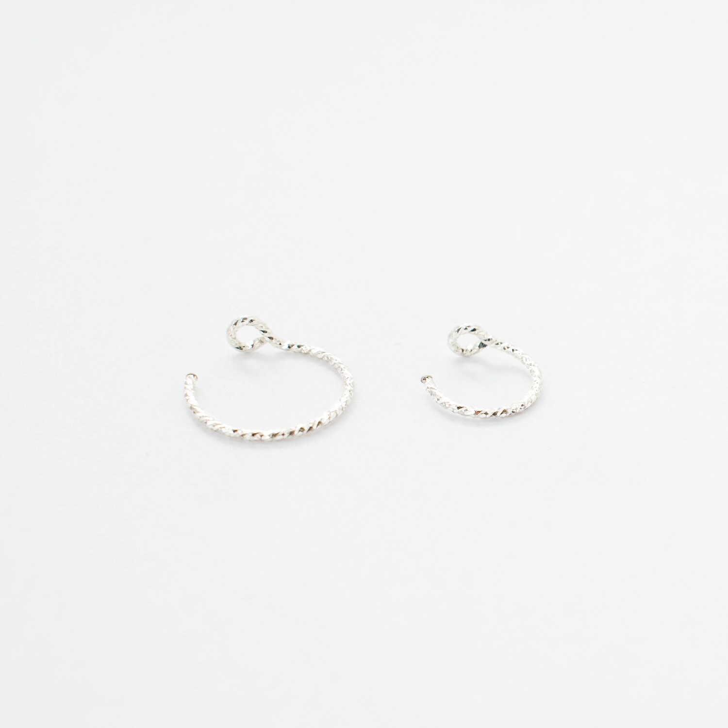 Diamond Cut Ear Cuff Silver Ear Cuff Non Pierced Earring - Etsy