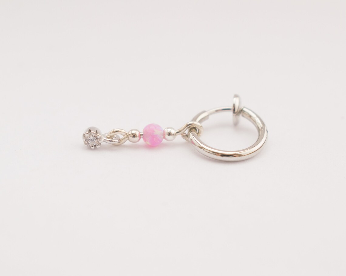 Fake Belly Button Piercing Ring - Fake Navel Ring Hoop - Fake Belly ...