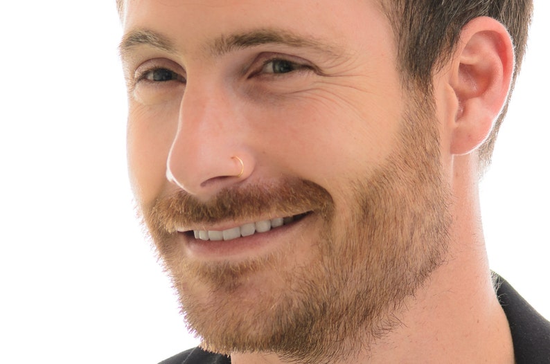 Fake Nose Ring Fake Nose Cuff Faux Nose Piercing Gold Nose - Etsy