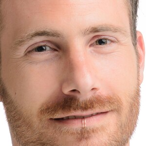 FAUX LIP RING, Fake Lip Piercing, Fake Lip Ring, Gold Lip Ring, Gothic ...