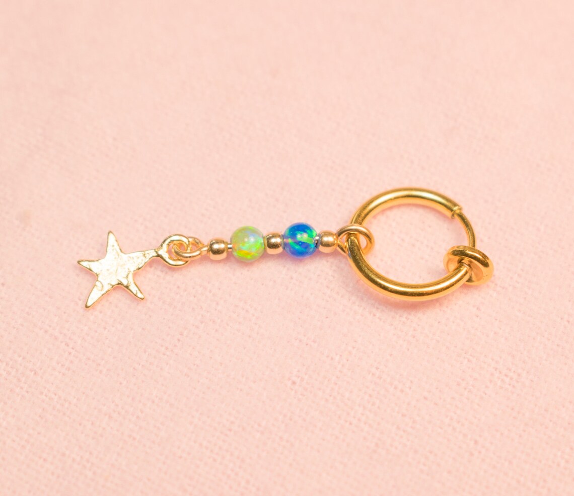 Fake Belly Ring No Pierce Fake Navel Ring Fake Belly - Etsy
