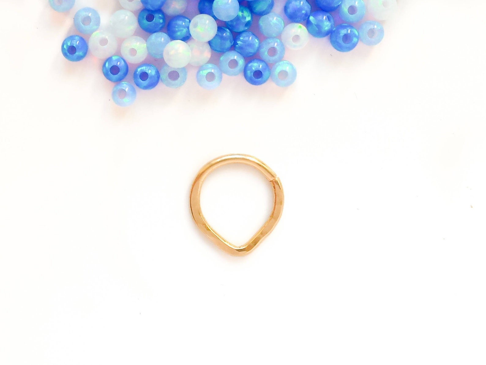 Triangle Helix Earring 16 Gauge - Triangle Helix Piercing - Triangle ...