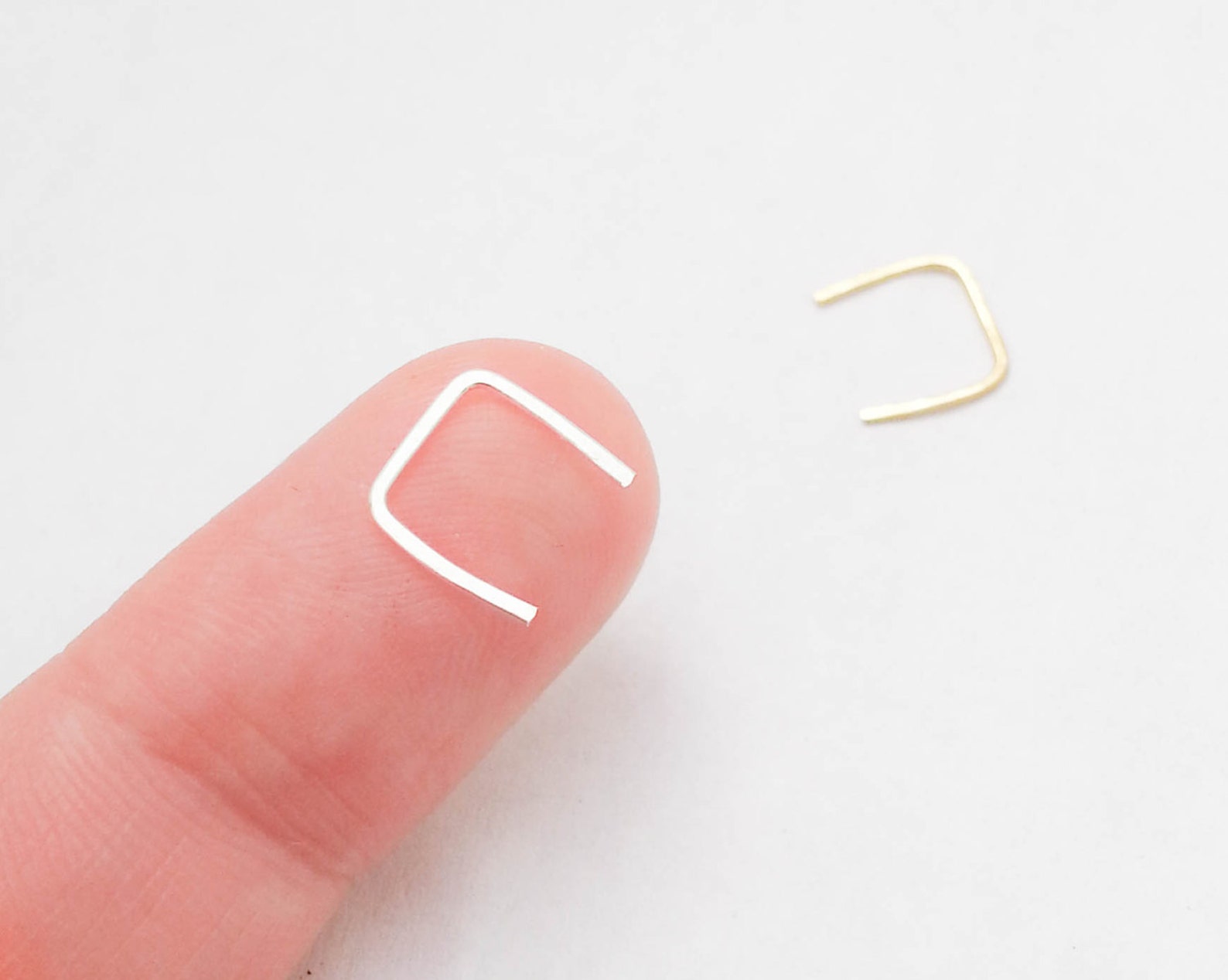 Septum Retainer, Septum Horseshoe, Gold Septum Retainer, Gold Septum ...