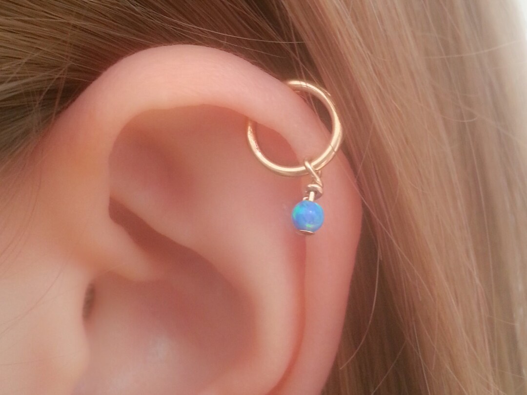 Helix - Opal Helix Gold - Opal Helix Ring- Opal Helix Earring - Opal ...