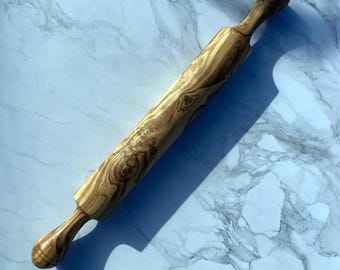 Handmade Rolling Pin, Farmhouse Kitchen Decor, Hand Carved Maple Wood ...