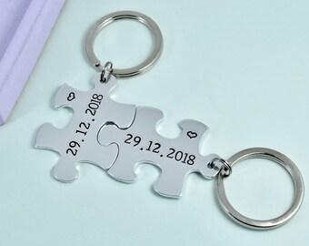 Jigsaw Keyring | Etsy UK