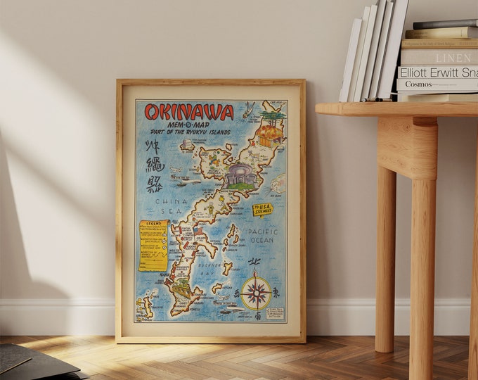 1921 Antique Map of Japan - Taiwan - Okinawa - Nansei Islands - Ryukyu ...