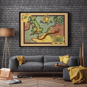 World War 2 Propaganda Poster| Wwii Map| Wwii Poster| Wall Art Prints ...