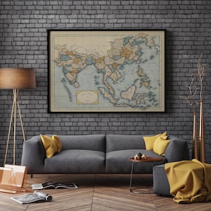 Southeast Asia Map Wall Print| 1809 East Indies Map| Poster Print ...