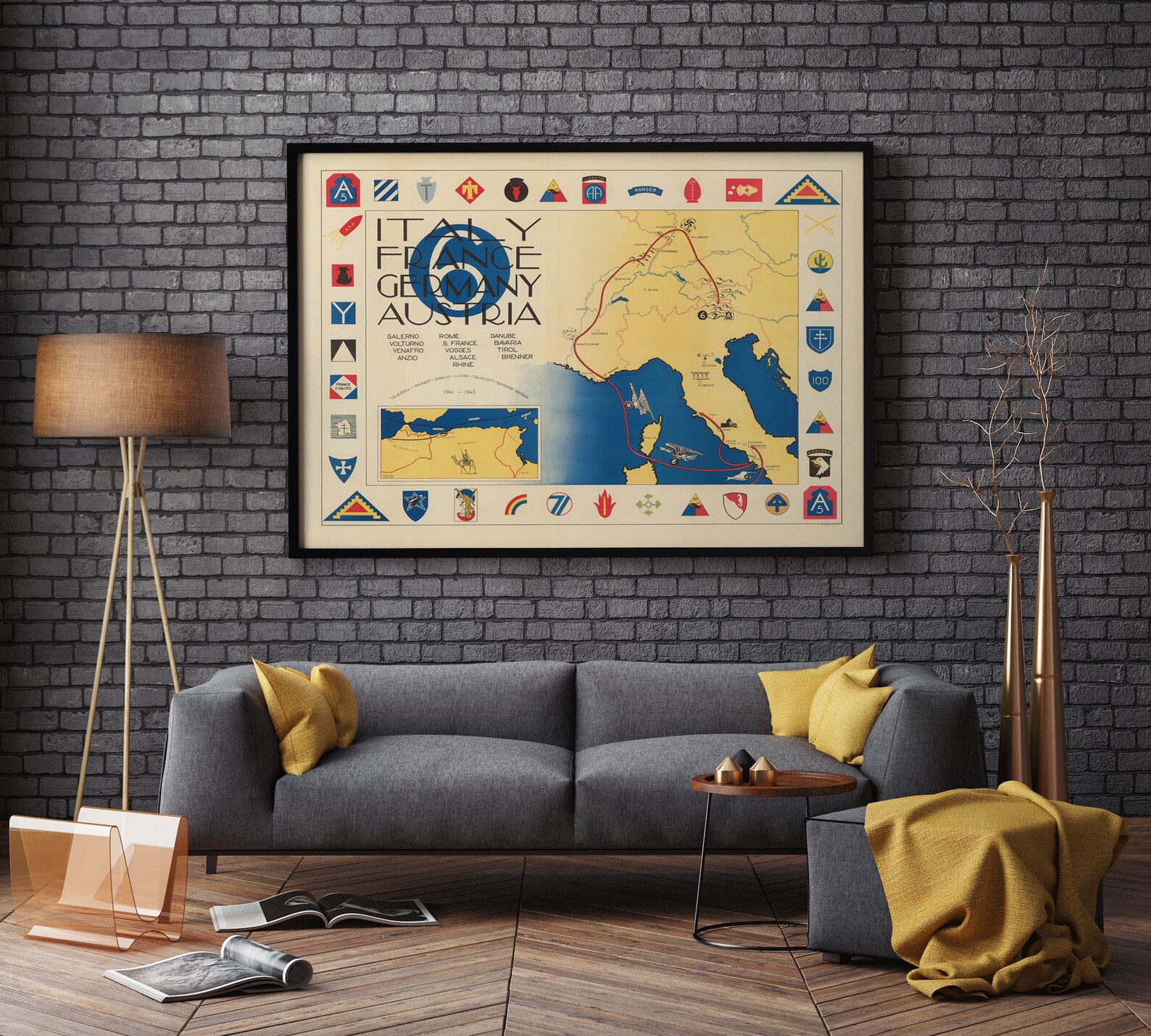 Propaganda Map of Europe During World War 2 WW2 Europe Map - Etsy