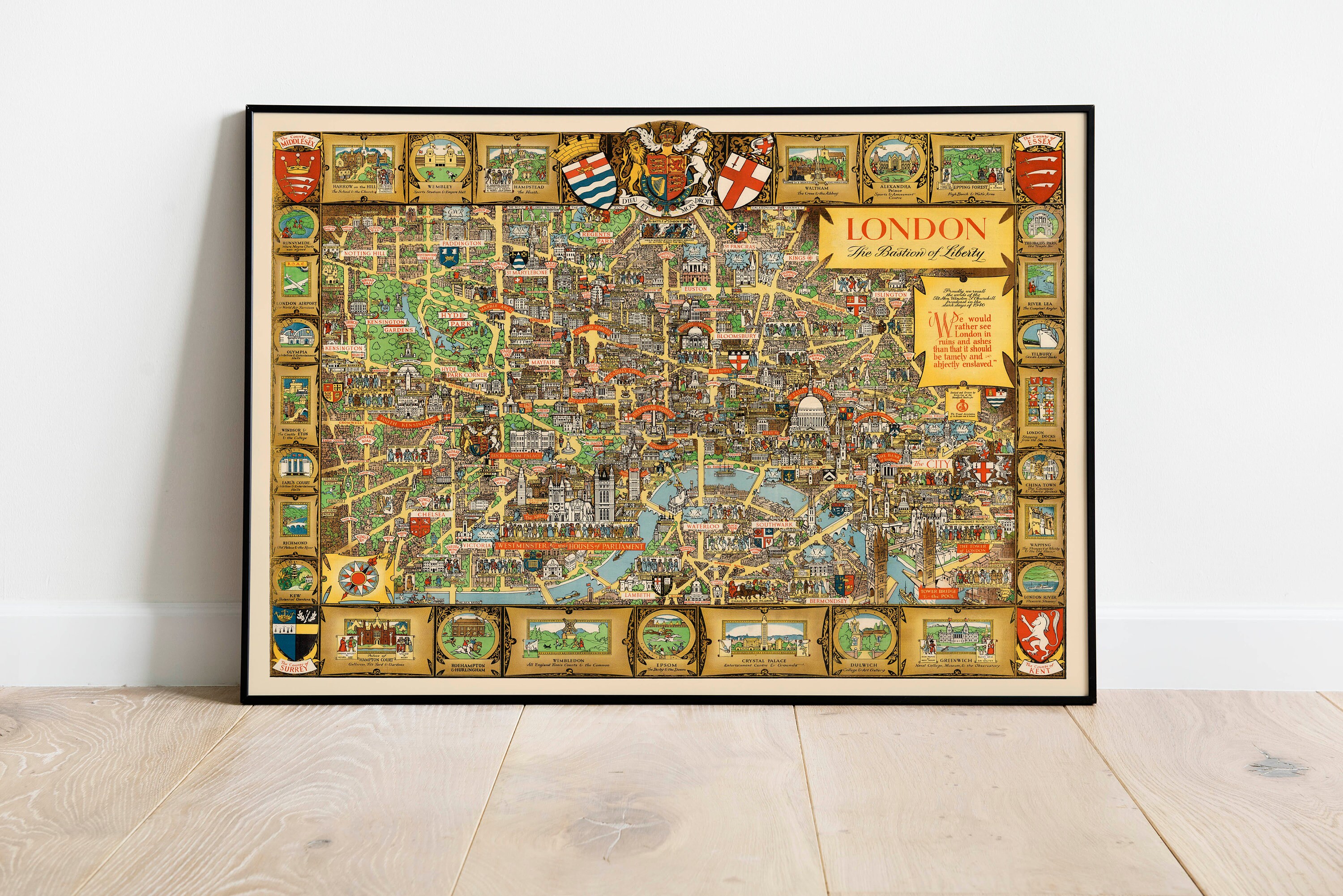 Old Fashioned Street Maps