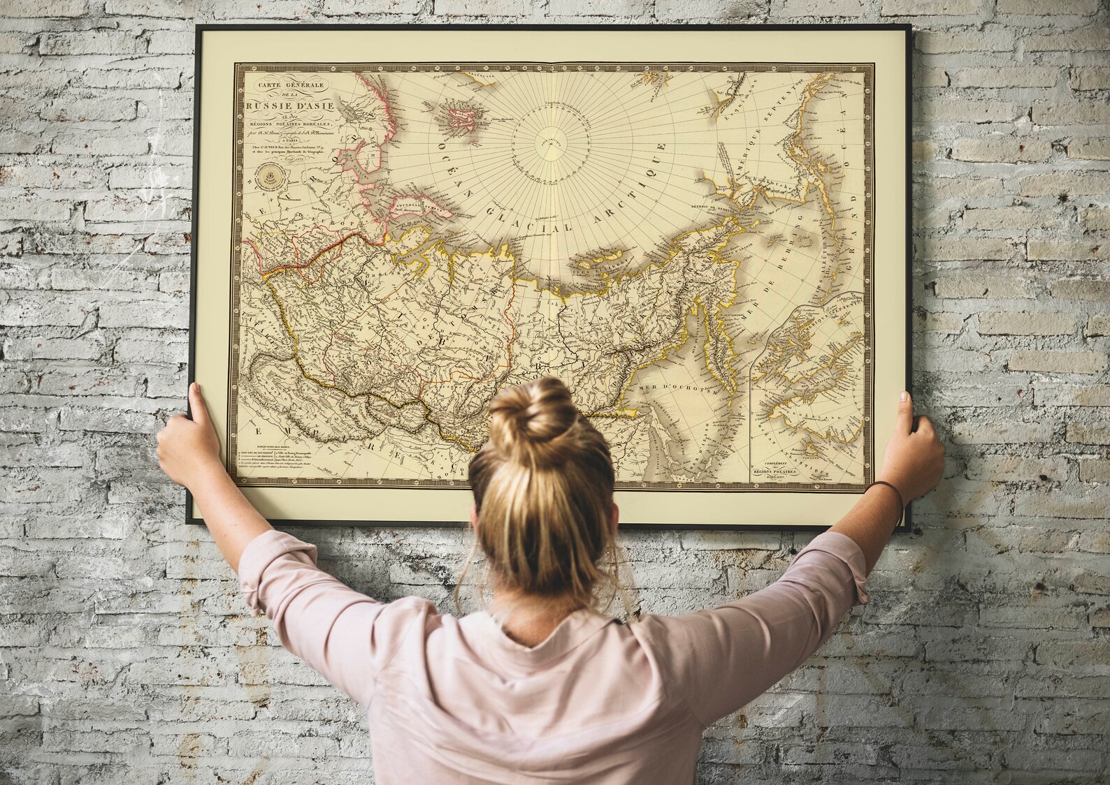 Historical Map of Russia in Asia 1821| Old Map Wall Decor| Vintage Map ...