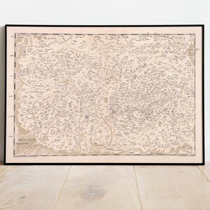 Russian Map of Siberia 1701| Old Map Wall Decor| Vintage Map Wall Art ...