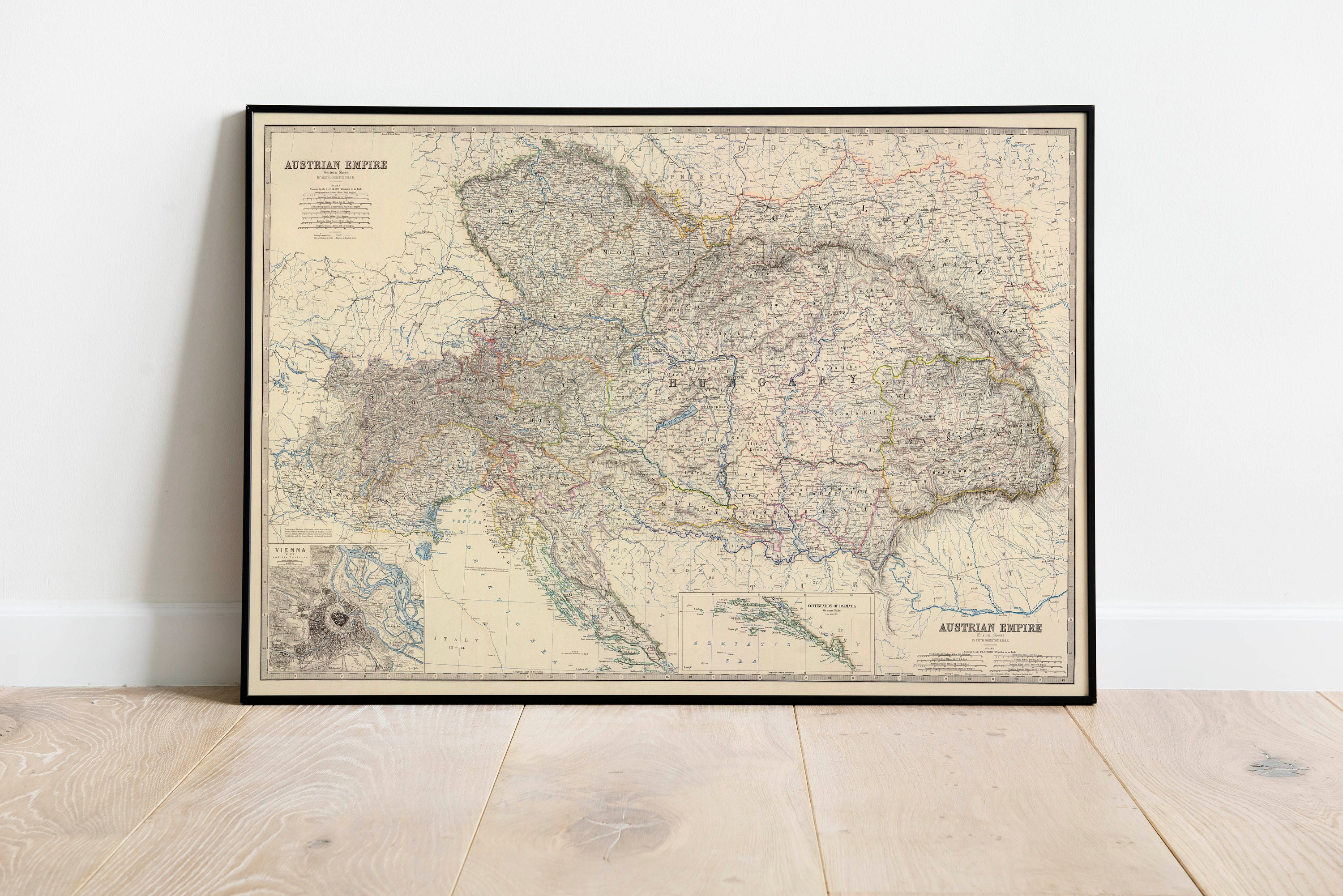 Austria Medieval Map