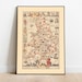 The Story Map of England 1936 England Old Map Wall Print - Etsy