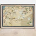 Gedera Map Print Israel Map Posters Canvas Print Wall Art - Etsy