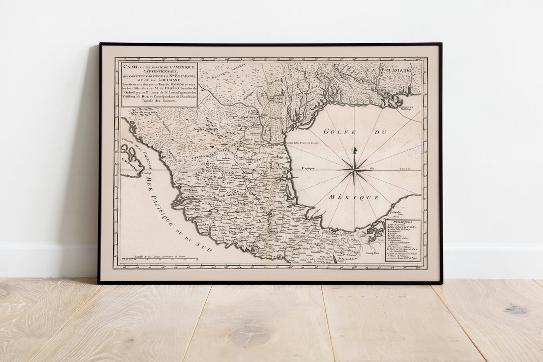 Nautical Chart of Gulf of Mexico 1793| Old Map Wall Decor| Vintage Map ...