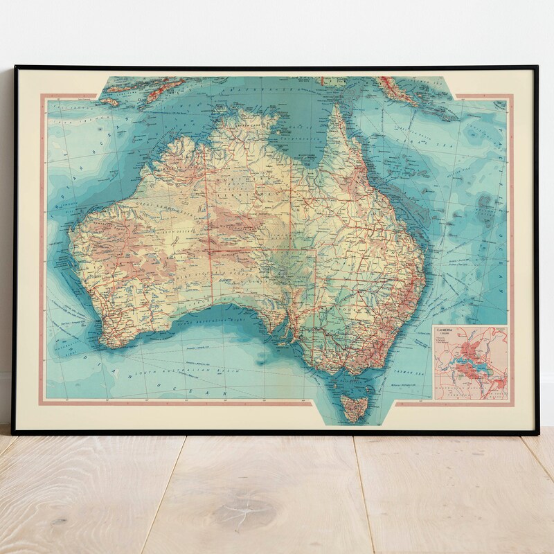 1944 Poster Australia - Etsy