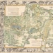 Map of the Morton Arboretum Illinois Maps for Wall Decor Panoramic Map ...
