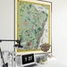 Map of West Point, New York Vintage USA Wall Map Prints Canvas Wall Art ...