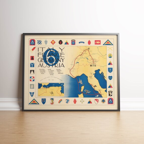 Propaganda Map of Europe during World War 2 WW2 Europe Map | Etsy