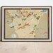 Avdat Map Print| Israel Map Posters| Canvas Print Wall Art| Pull Down ...
