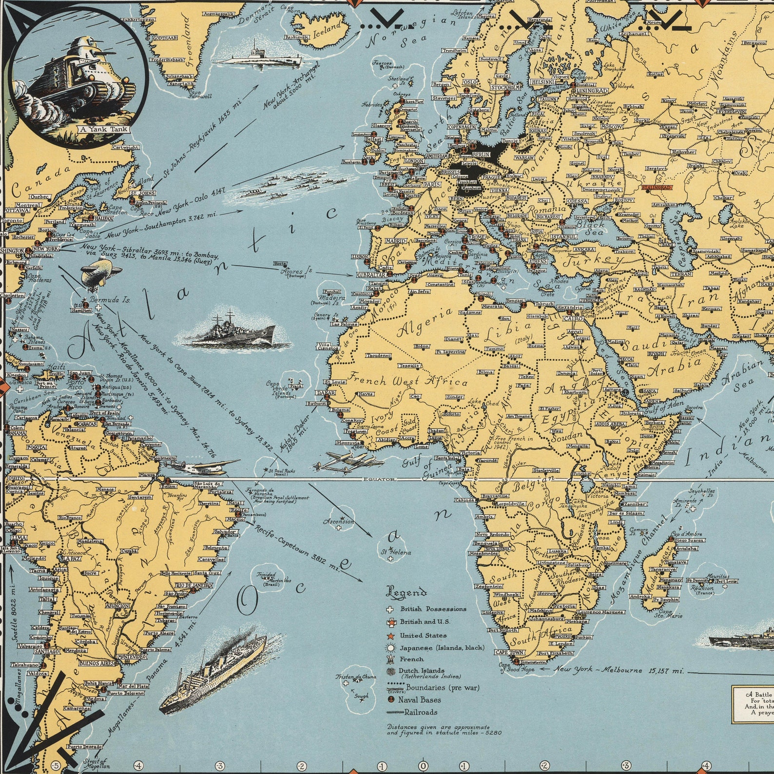 World War 2 Military Map Poster WW2 Maps Wwii Prints Panoramic Map Wall ...