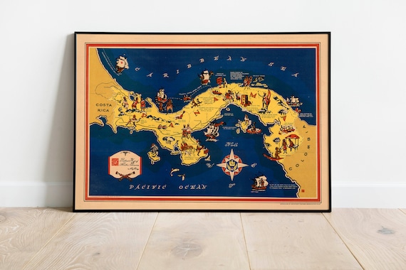 Printable Map Of Panama