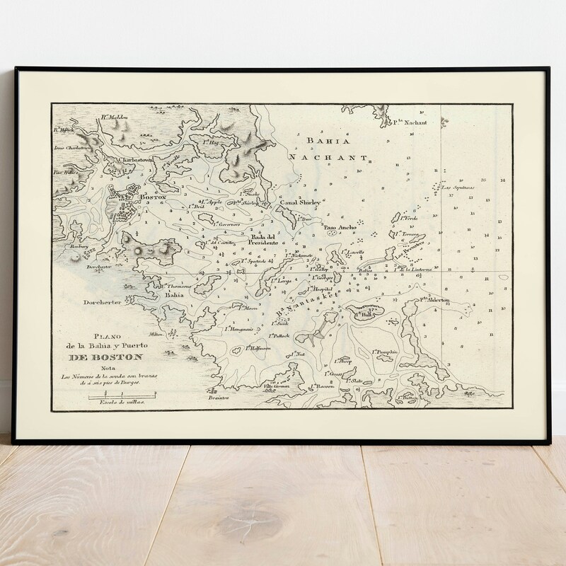Nautical Map Art - Etsy