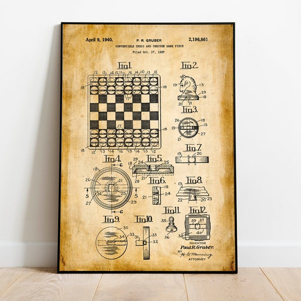 Chess Wall Decor - Etsy