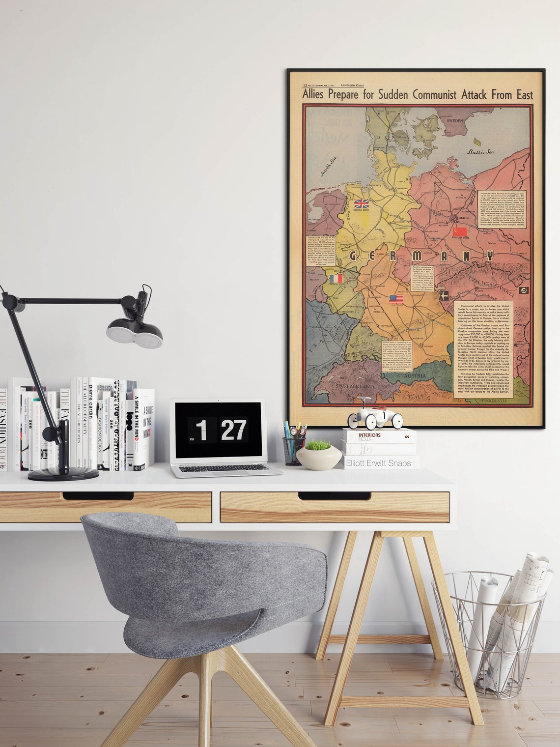 Cold War Map Print Poster Print Soviets Maps Canvas Art | Etsy