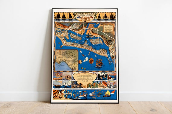 Balboa Peninsula Map