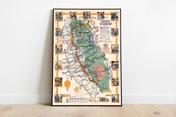 Mapa De Regiones De California