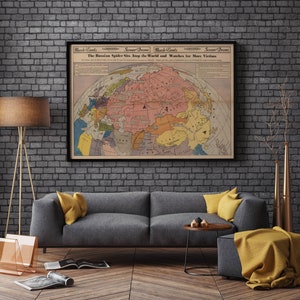 Soviet Russia Sphere of Influence Map During Wwii| Pictorial USSR Map ...