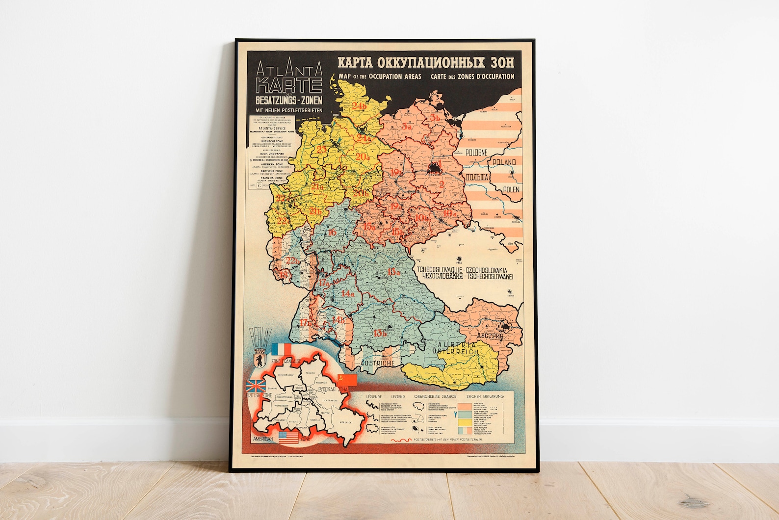 Germany World War 2 Map Print Poster Print WW2 Maps Canvas - Etsy