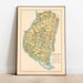 1933 Map of Entre Rios Argentina Maps Wall Prints Canvas Art Wall Art ...