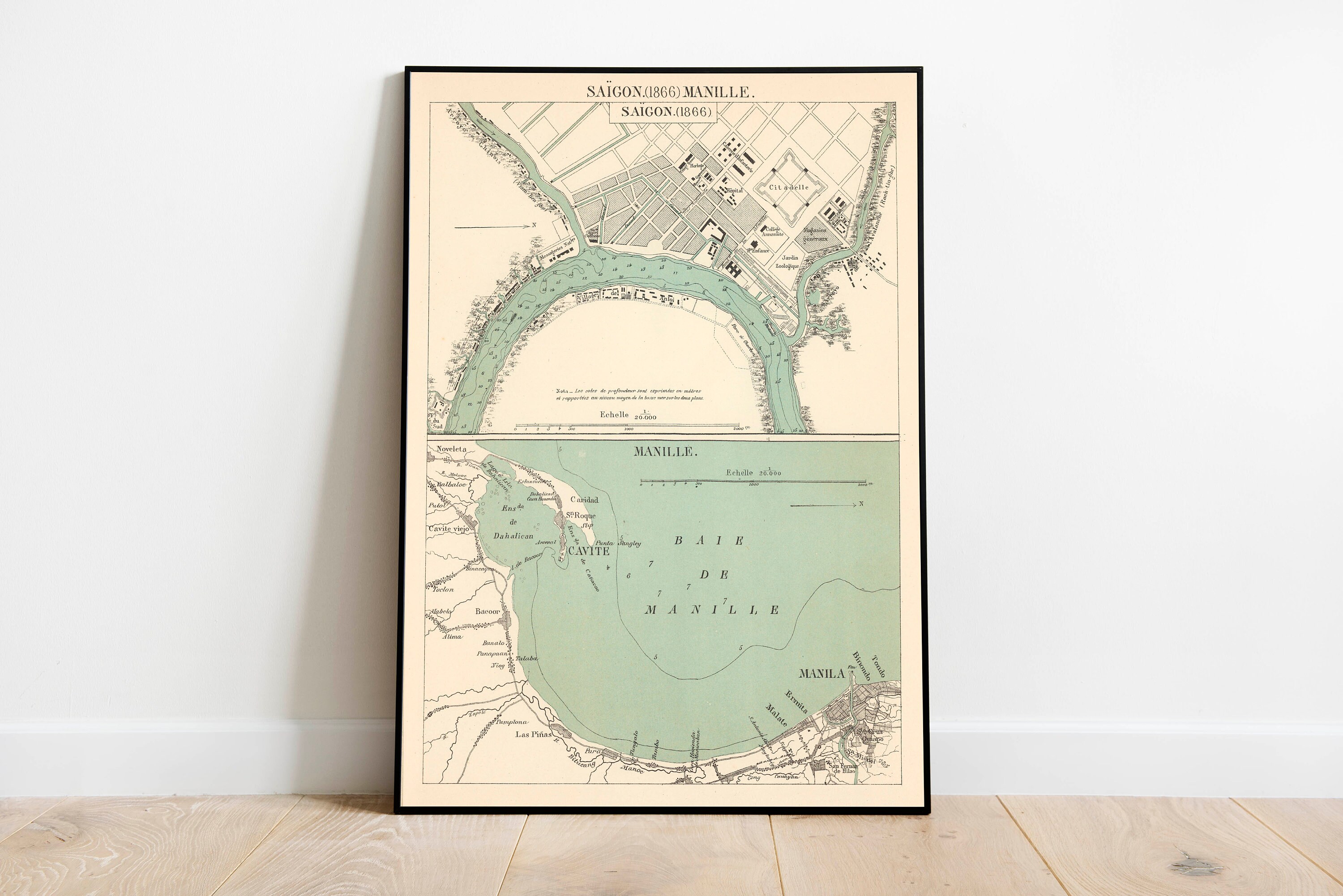 Map of Saigon Map of Vietnam Ho Chi Minh City Poster Print - Etsy