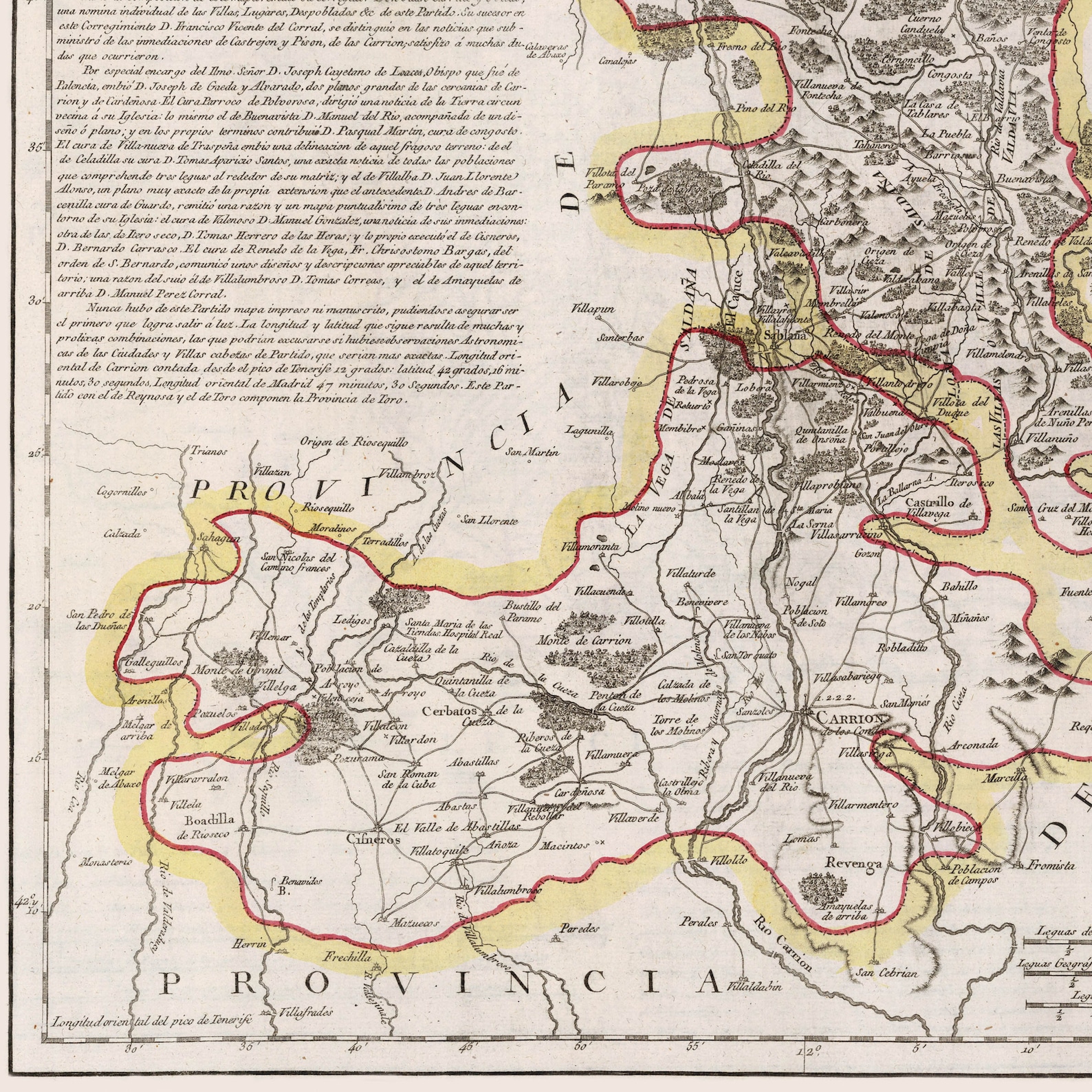 Carrion Map Print Canvas Print Wall Art Spain Vintage Maps | Etsy