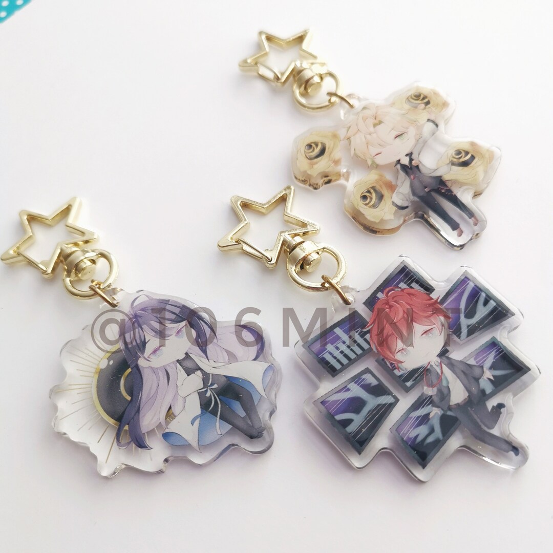 Hypnosis Mic Glitter Epoxy Acrylic Charms - Etsy