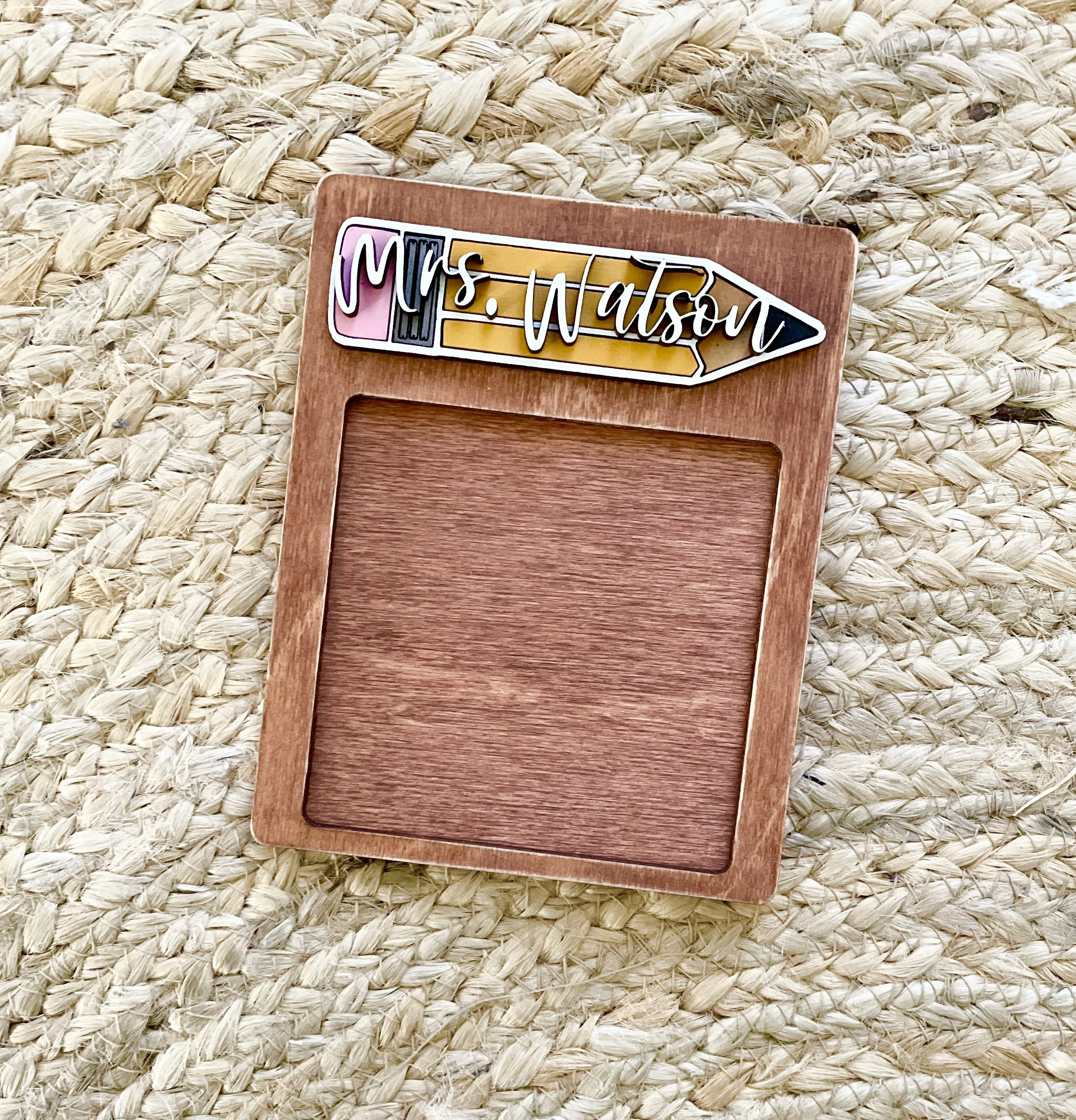 Personalized Post It Note Holder - Etsy