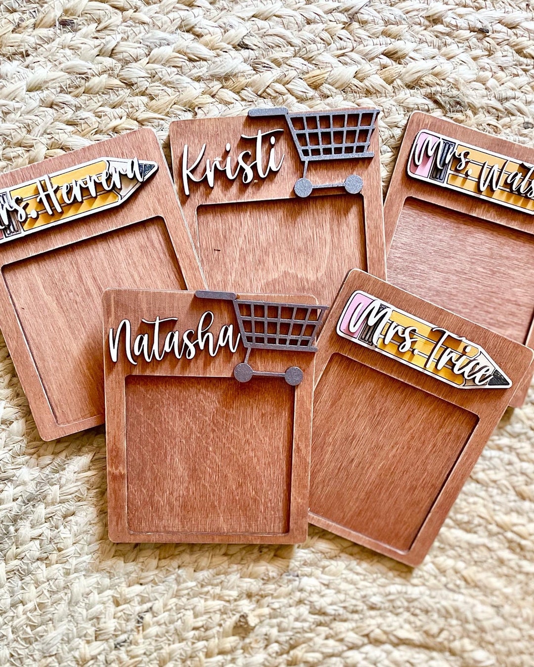 Personalized Post It Note Holder - Etsy