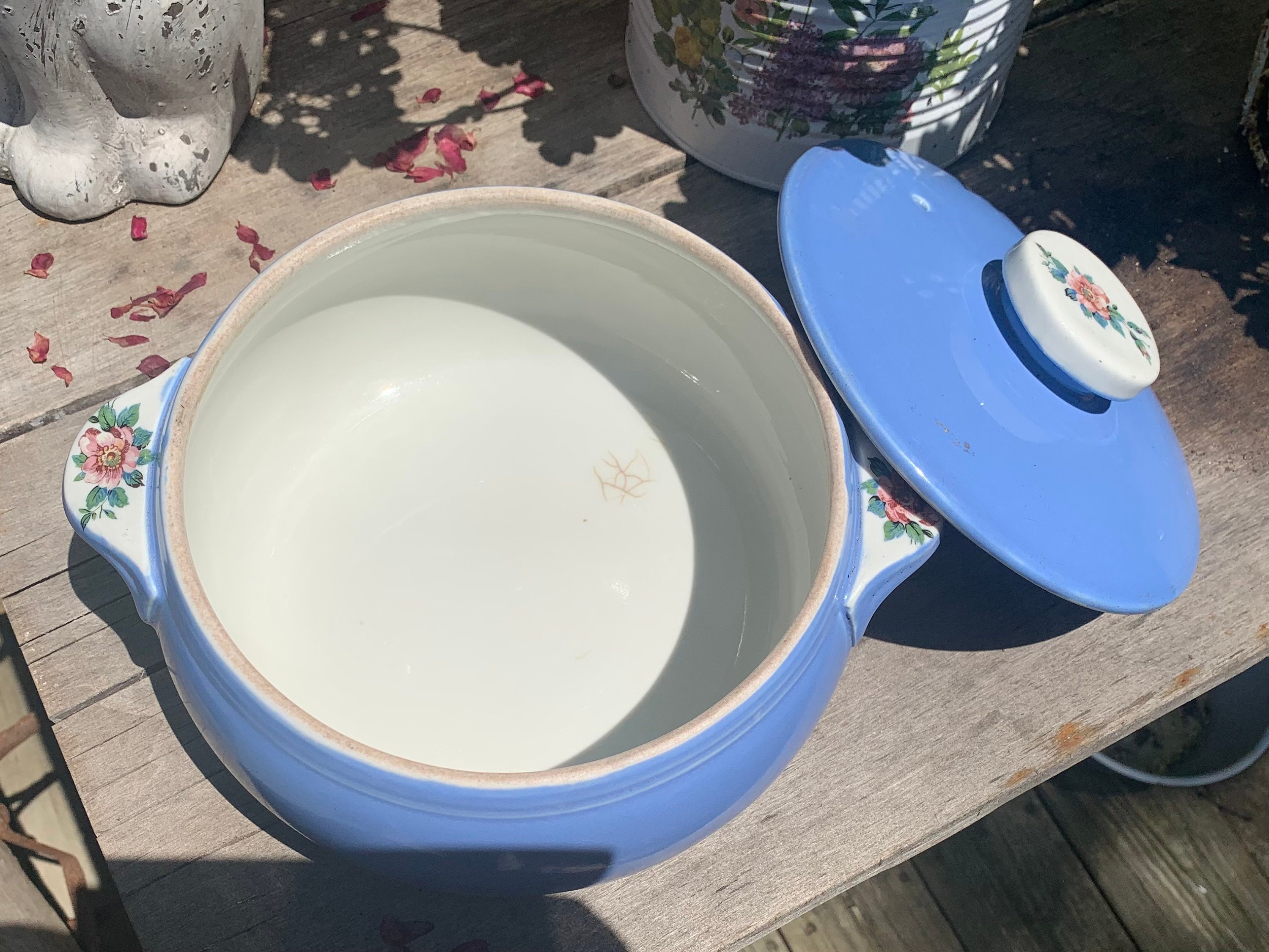 Hall Blue Rose Parade Casserole 1940 2.5qt - Etsy