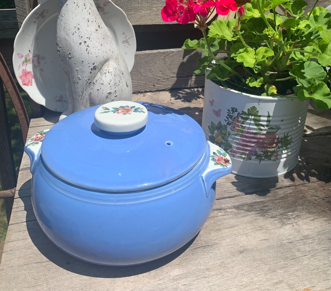 Hall Blue Rose Parade Casserole 1940 2.5qt - Etsy