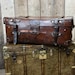 A Victorian Leather Travel Trunk - Etsy