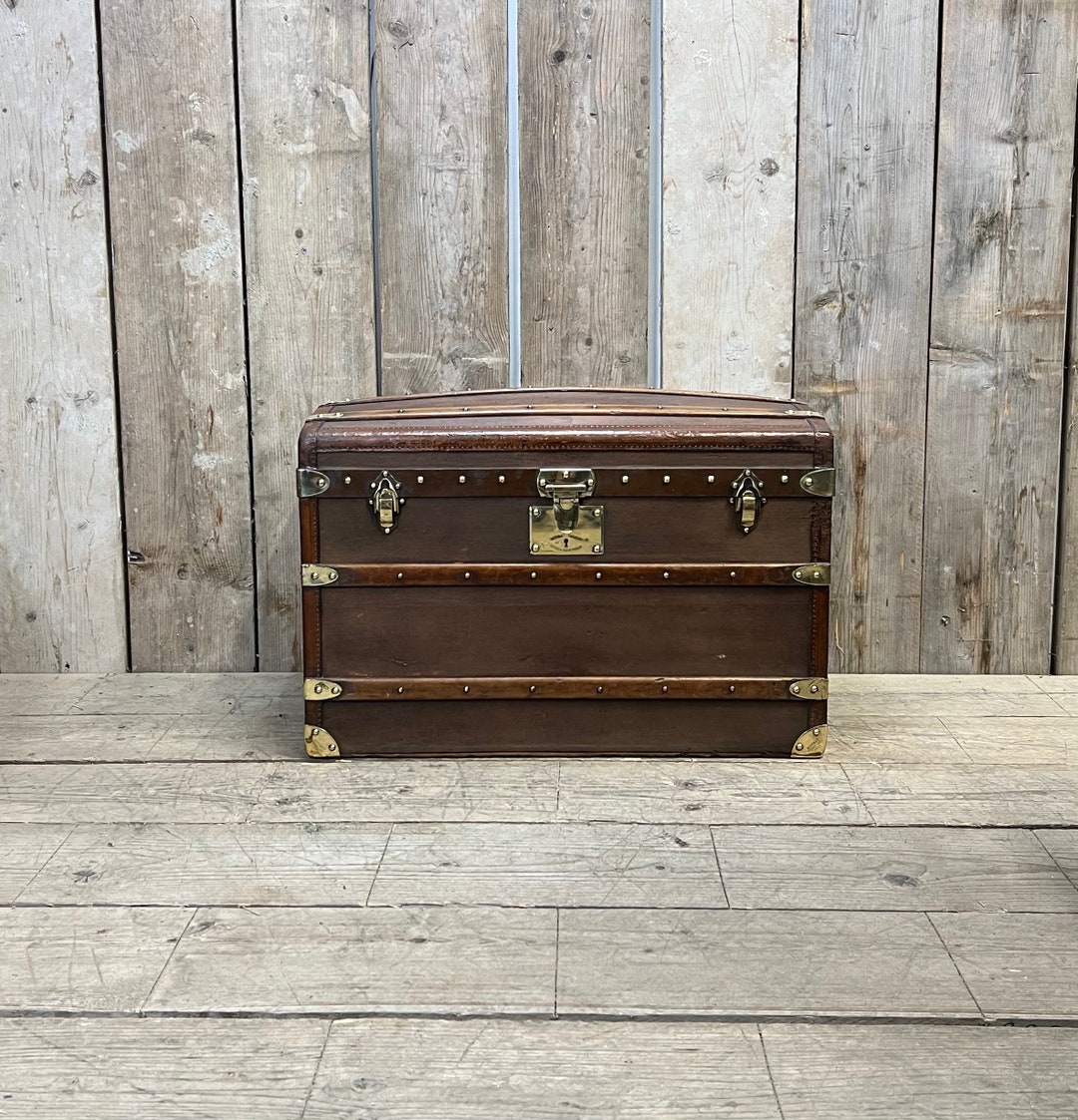 Antique Steamer Trunk by Moynat Fashion House - Etsy