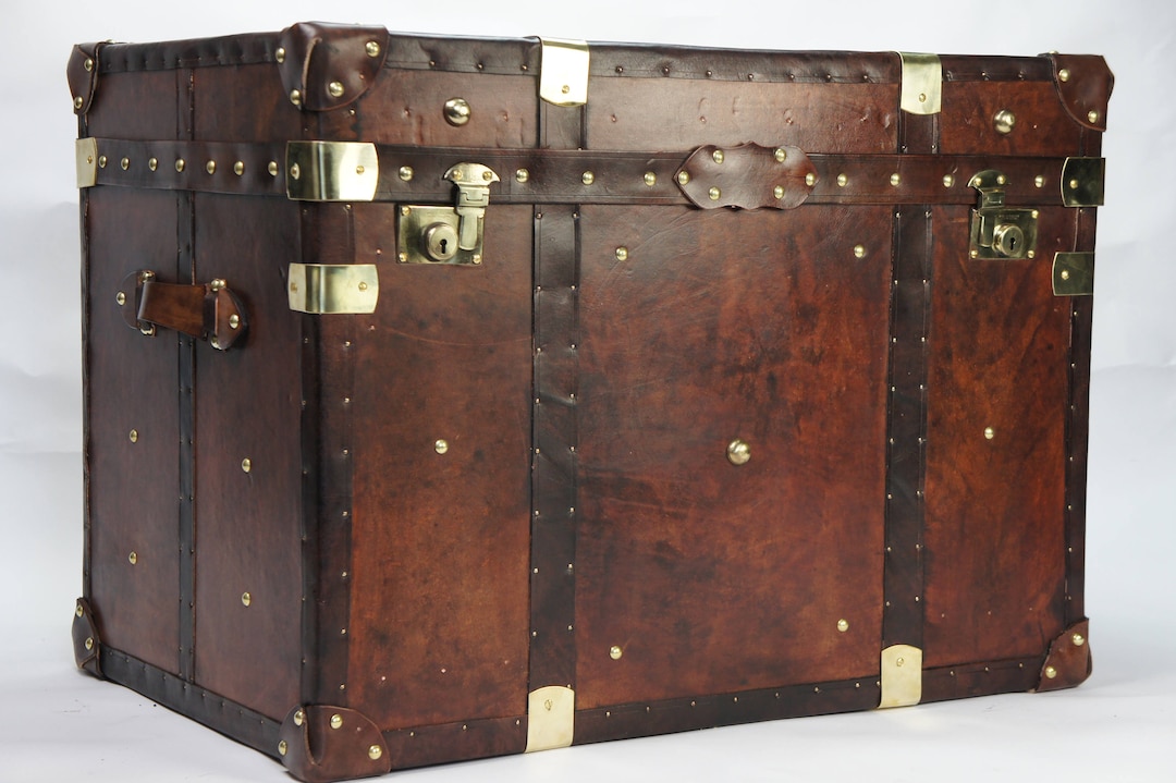 Luxury Handmade Handcrafted Travel Trunk, Coffee Table - Etsy