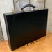 Luxury Black Leather Executives Briefcase Attache by Papworth England ...