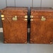 Library End Table Leather Colonial British Travel Trunks Room - Etsy